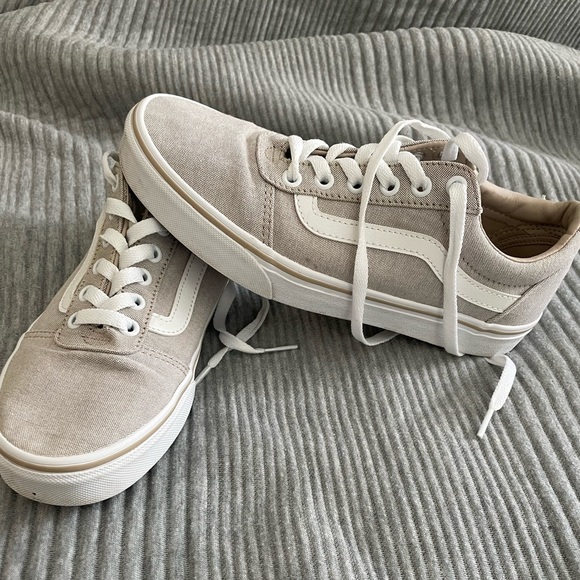 Vans | Shoes | Vanssuper Cute Neutral Color | Poshmark